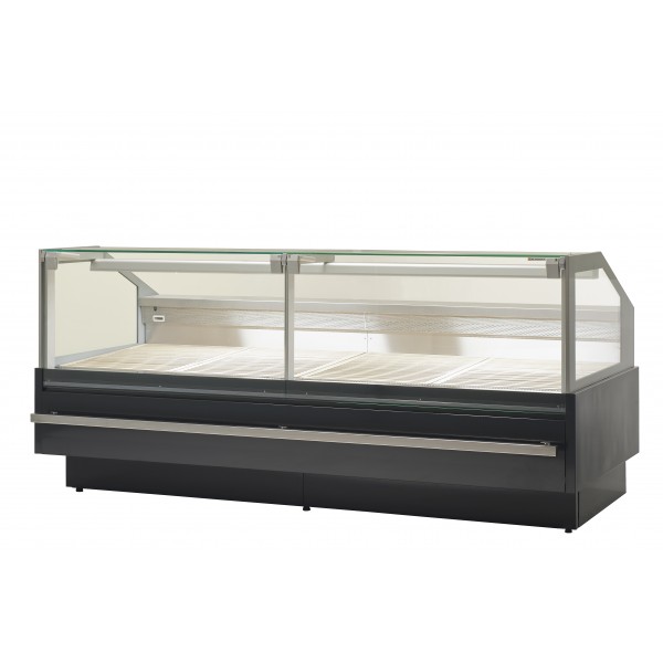 ES System K Tucana TUC375FG Flat Glass Serve Over Counter - Corr Chilled