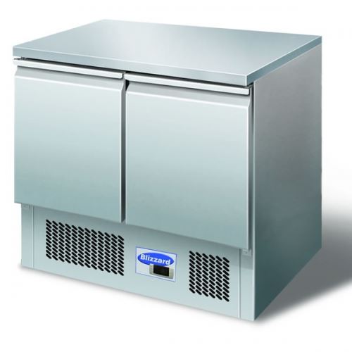 Blizzard BCC2 2 Door Compact Counter - Fridge Prep Counters - Corr Chilled